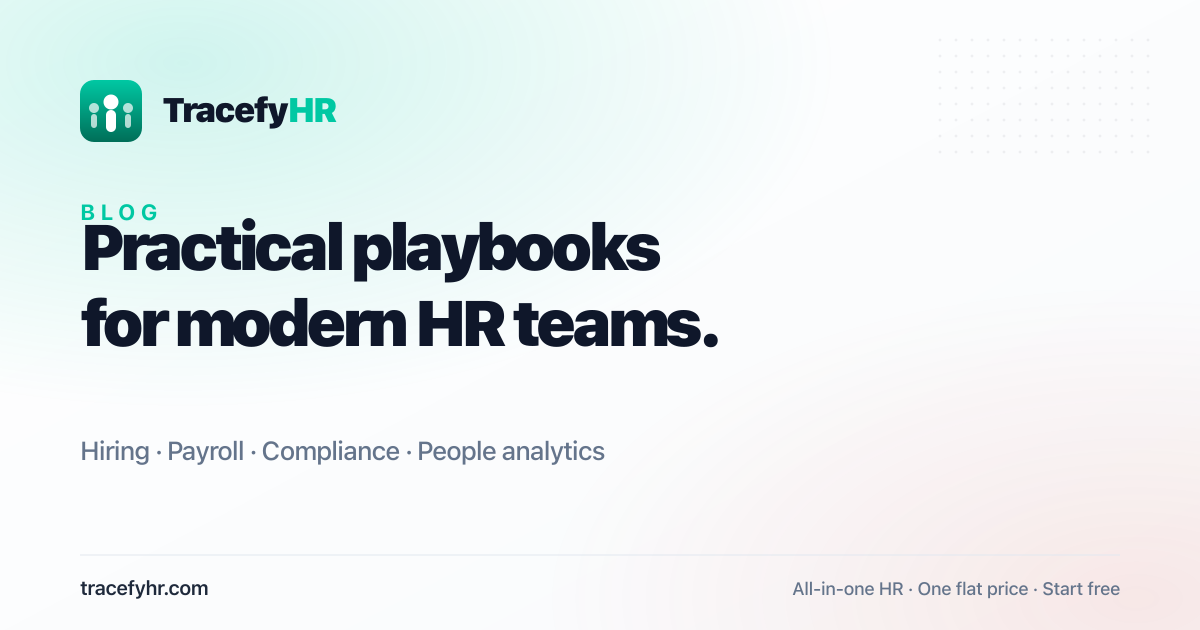 12 HR Trends for 2026: Data-Backed Guide for HR Leaders | TracefyHR